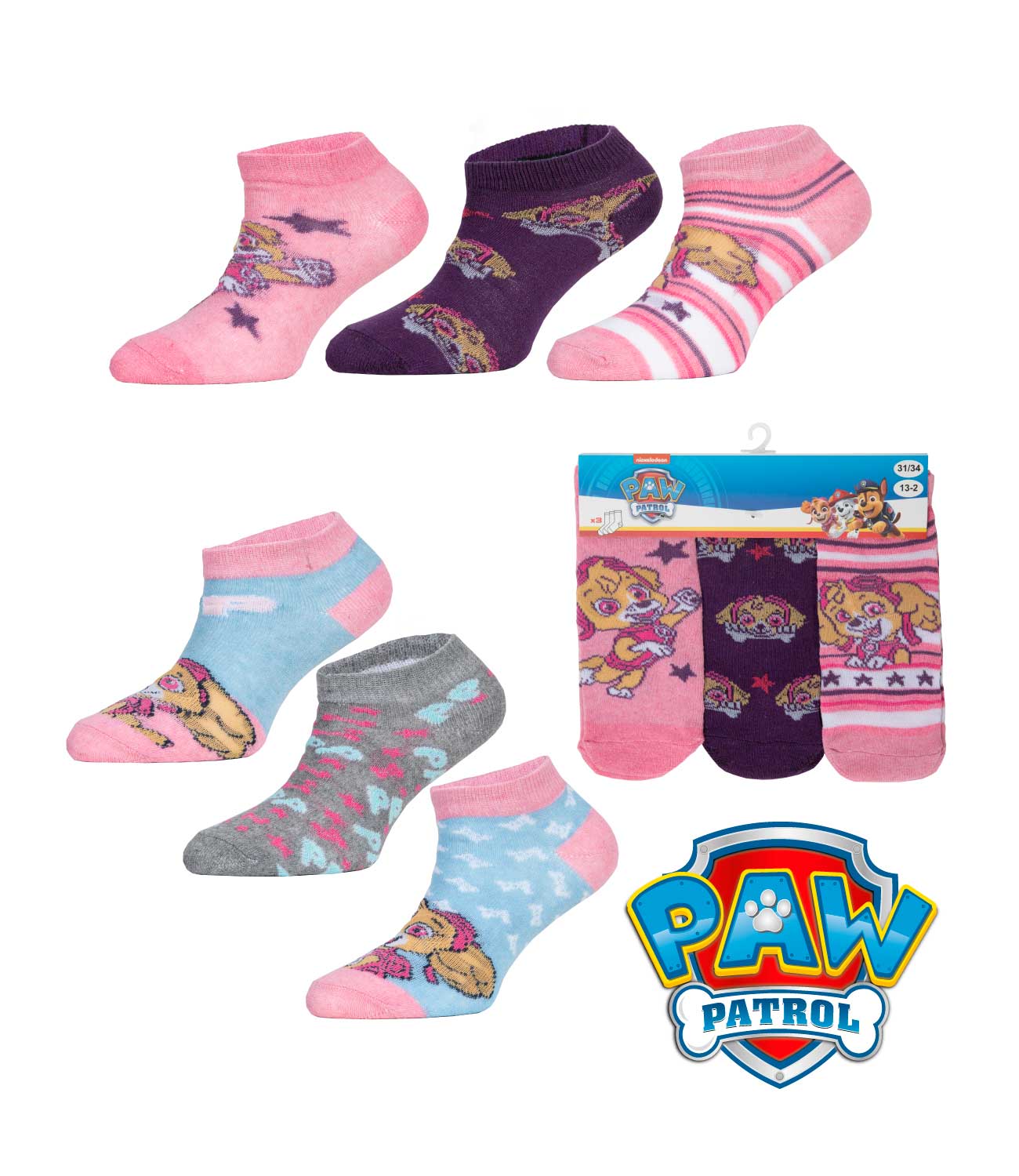 Paw Patrol - Sneaker Sock | Erve Online