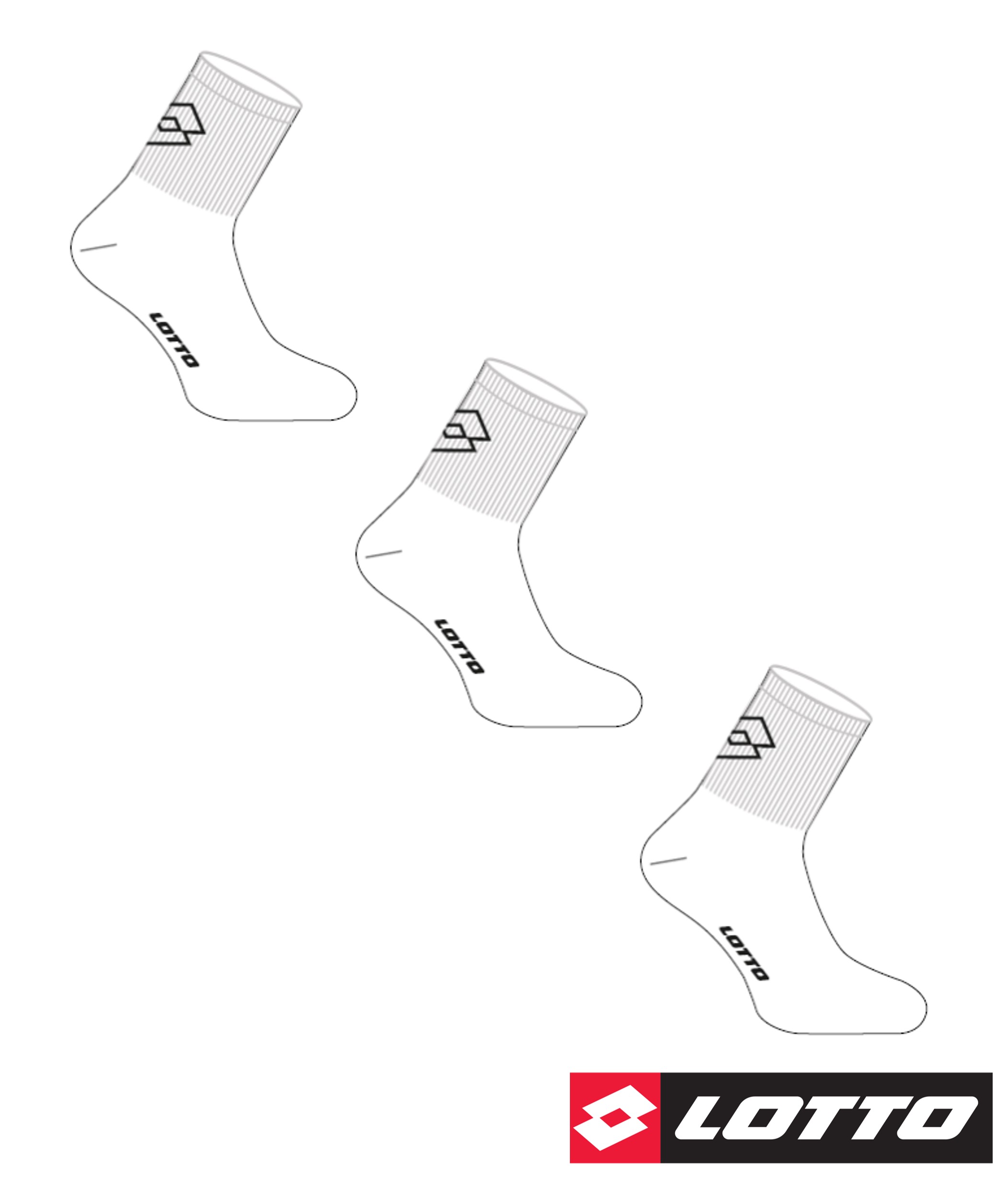 Lotto - Tennis Sock | Erve Online